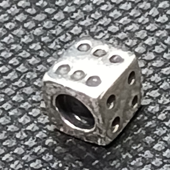 Pandora | Jewelry | Pandora Sterling Silver Retired Dice Charm | Poshmark